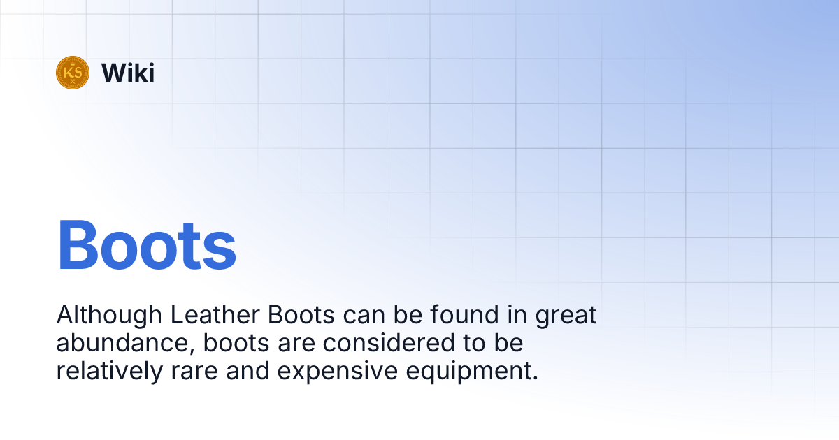 Boots | Wiki